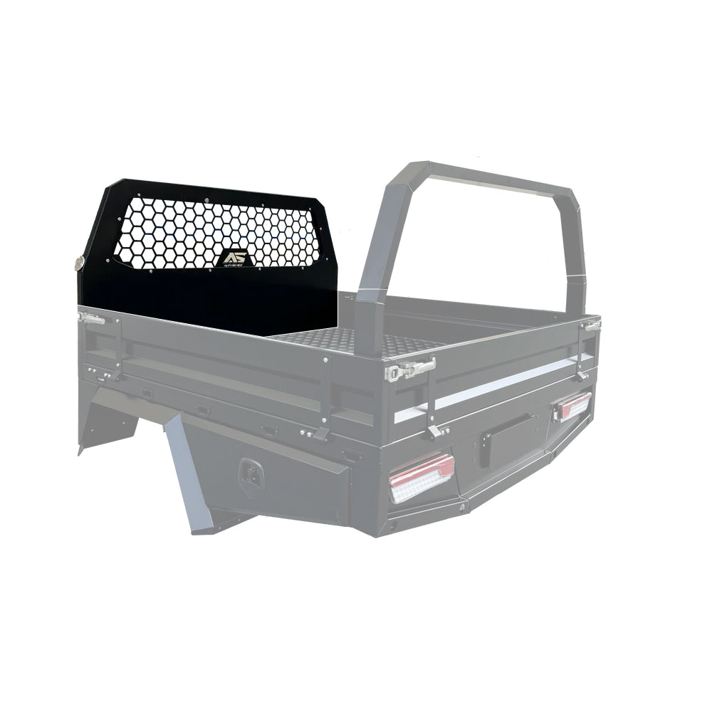 AS Amrican Truck Aluminium Headboard - Matte Black | Autospec 4x4