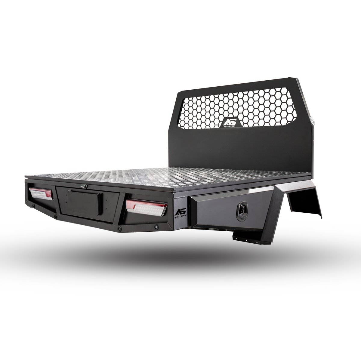 Aluminium Single Cab Tray 2400mm - Matte Black | Autospec 4x4